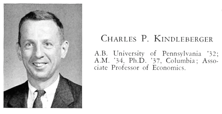 MIT. Three Kindleberger quips à la Solow, 1990 - Economics in the Rear ...